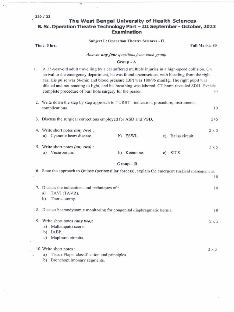 B.SC CCT Ott Part-Iii Sep Oct 2023 All Papers | PDF