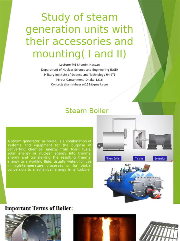 Steam Generation Units Overview | PDF