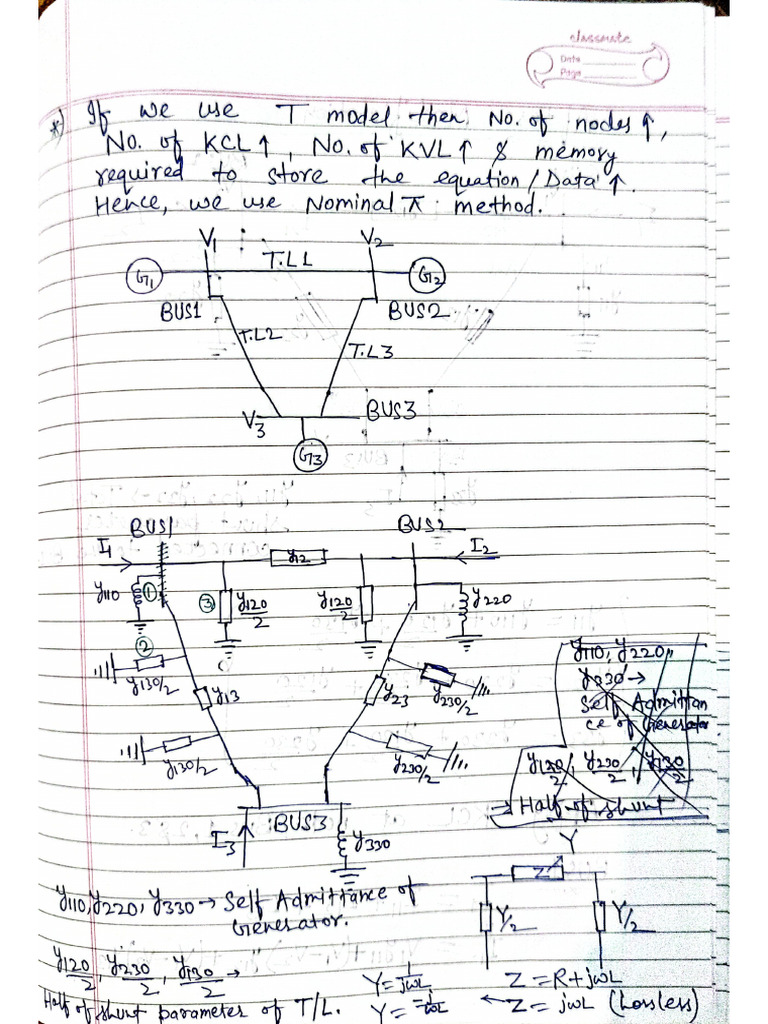 YBus Matrix Derivation | PDF