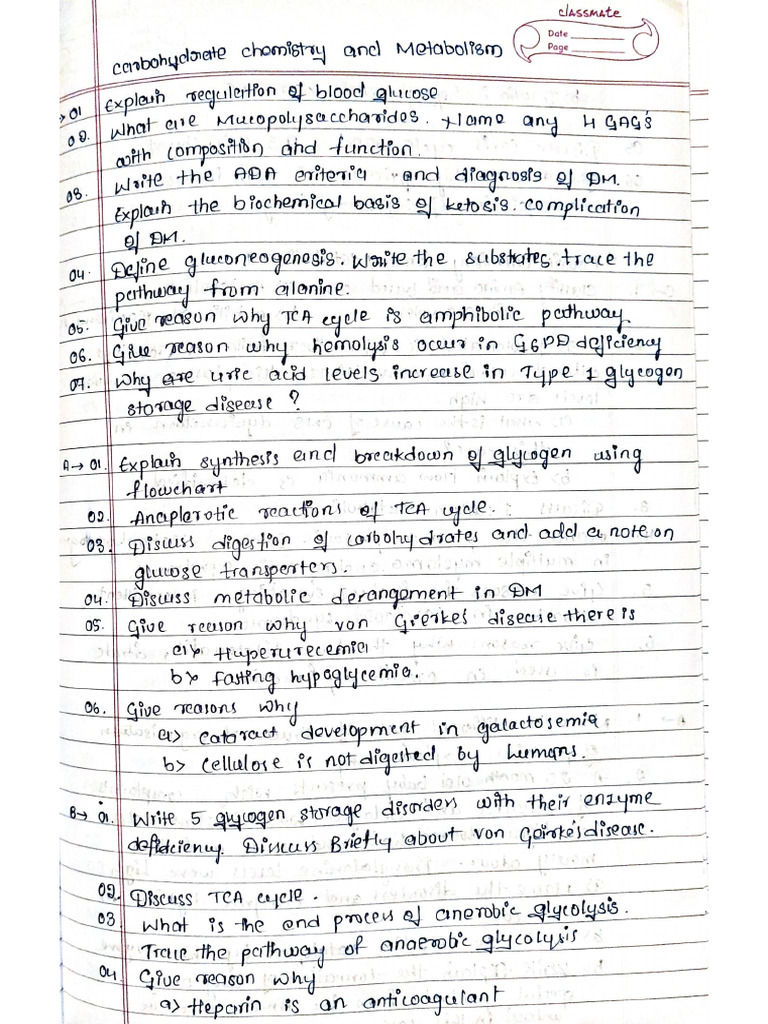 Biochemistry Questions | PDF