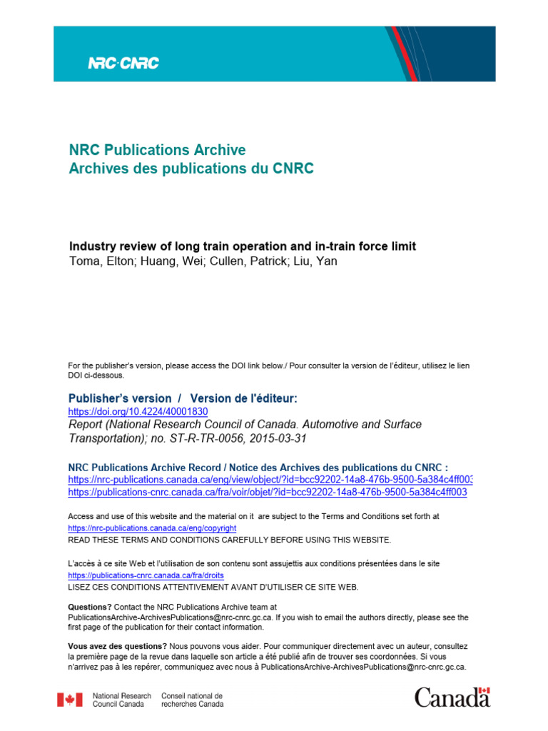 NRC Publications Archive Archives Des Publications Du CNRC | PDF ...