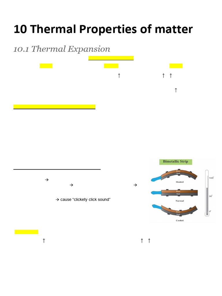 Thermal Properties of Matter Overview | PDF | Evaporation | Liquids