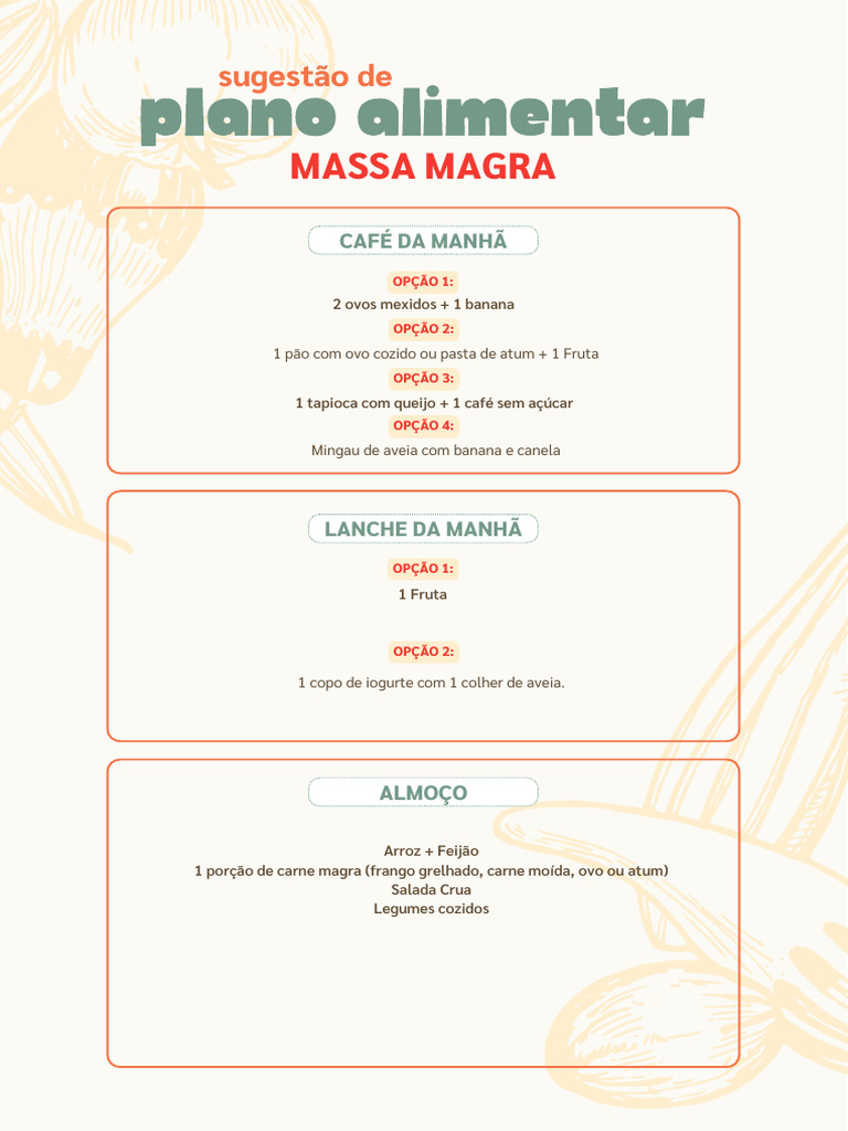 Plano Alimentar Saudável e Variado | PDF