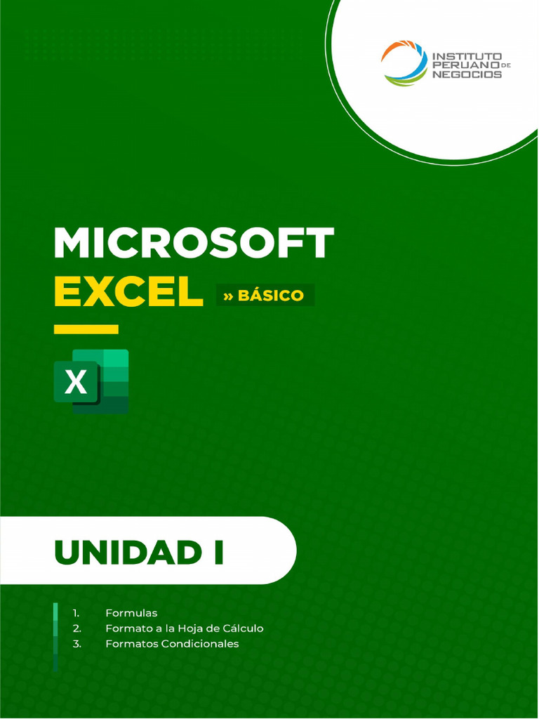 Manual de Microsoft Excel Basico - Ipn | PDF | Microsoft Excel | Fórmula