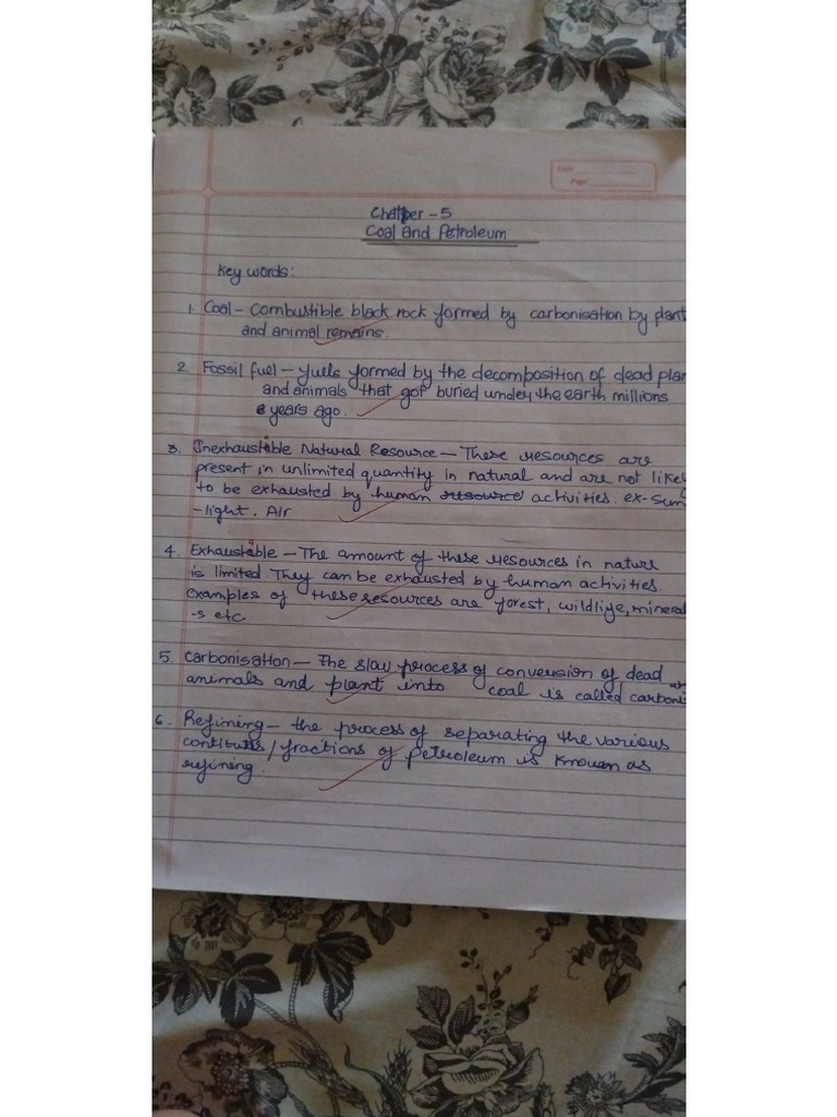 Class 8th Chapter 5 Coal and Petroleum.... | PDF