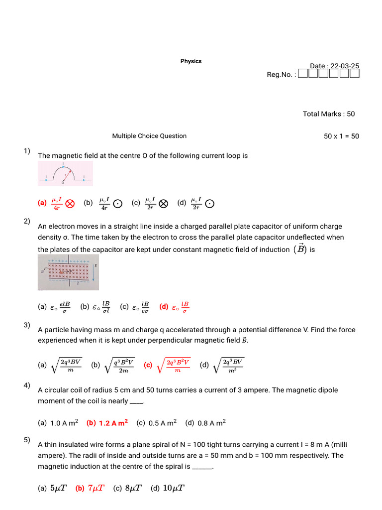 Class 12 Physics Unit 3 Magnetism and Magnetic Effects of Electric ...
