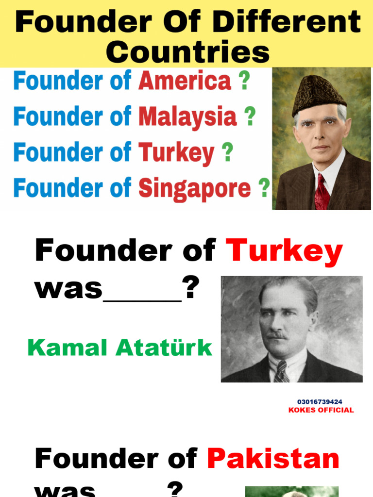 National Founder of Countries | PDF