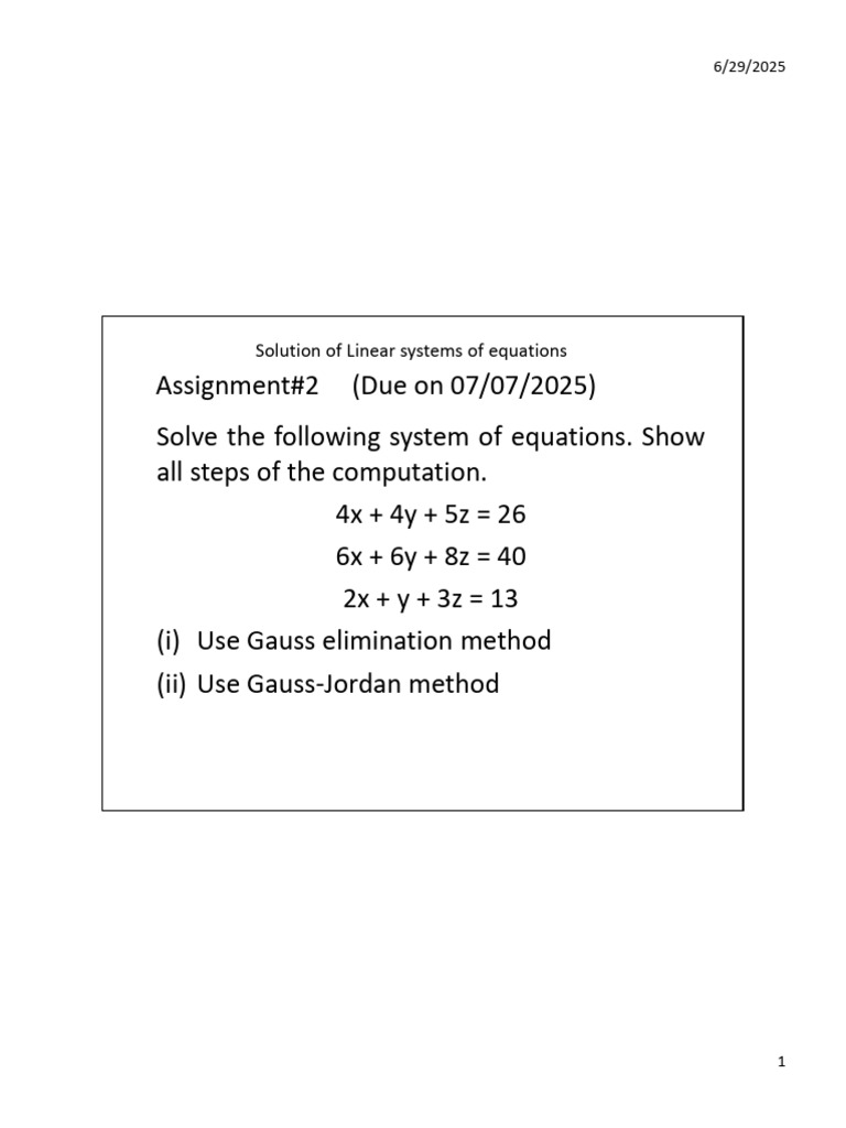 Assignment#2 | PDF