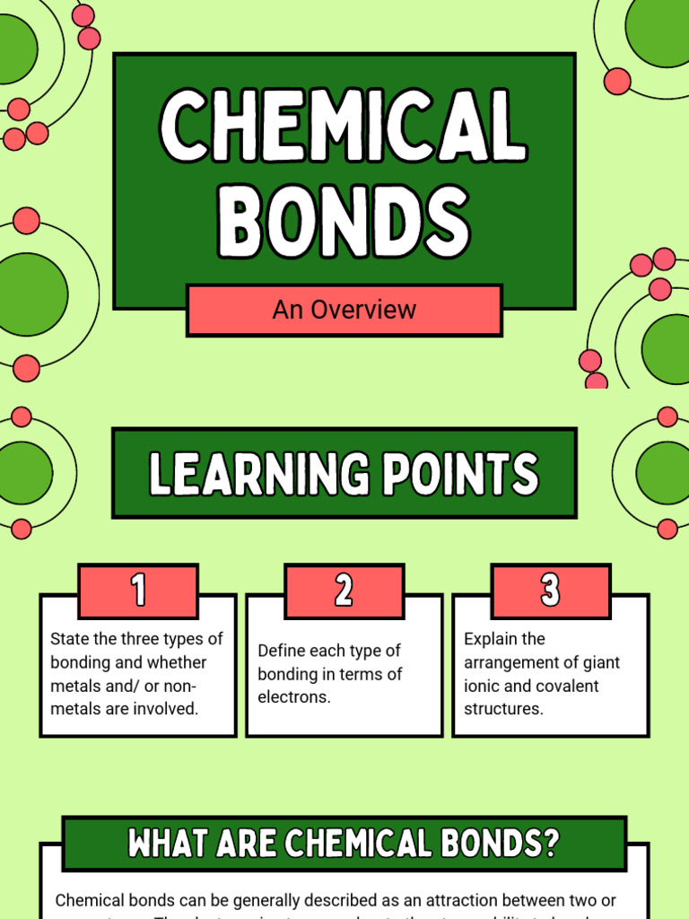 Overview of Chemical Bonding Types | PDF | Chemical Bond | Ion