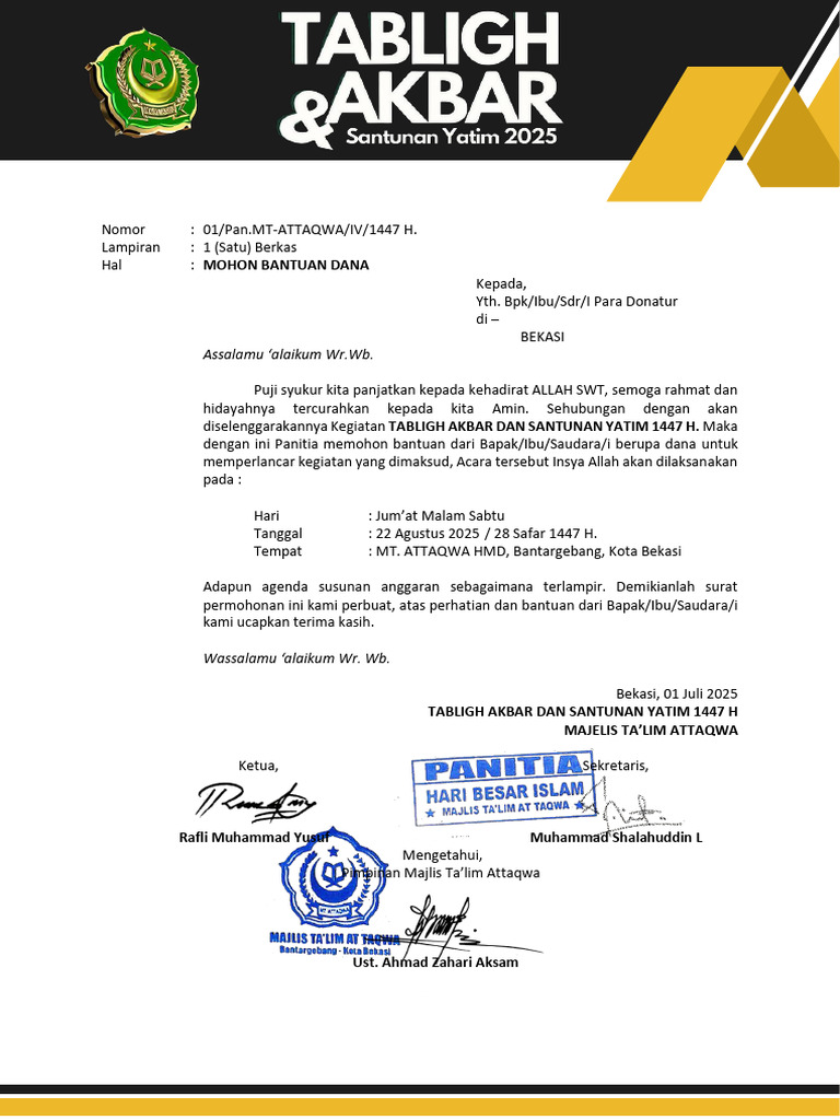 Proposal Jilid 2025 | PDF