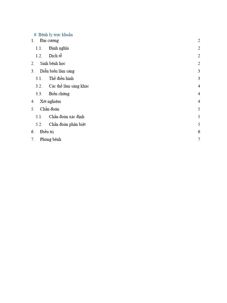 6. Bệnh Lỵ Trực Khuẩn (Xong) | PDF