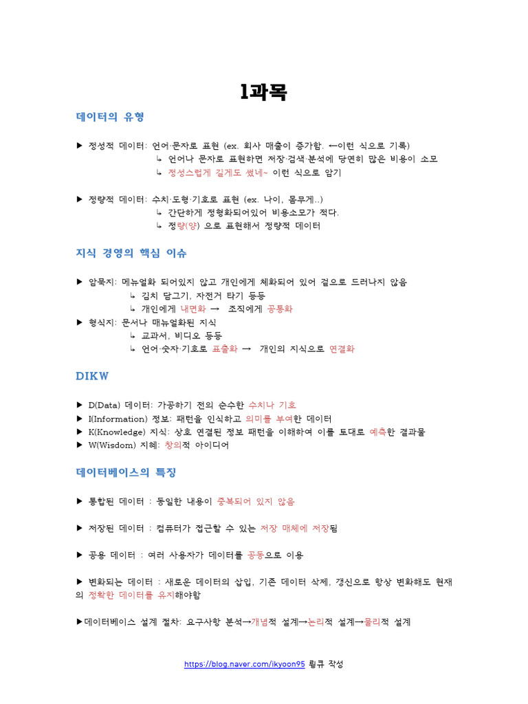ADSP 완벽 정리 (PDF) | PDF
