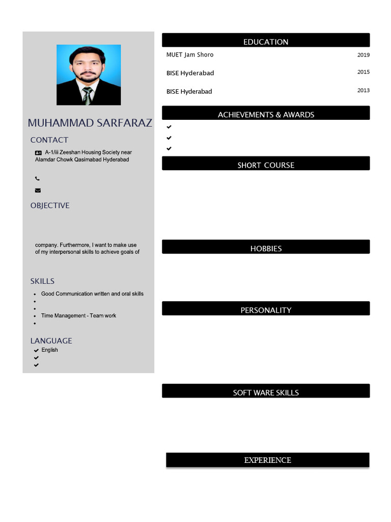 Muhammad Sarfaraz | PDF