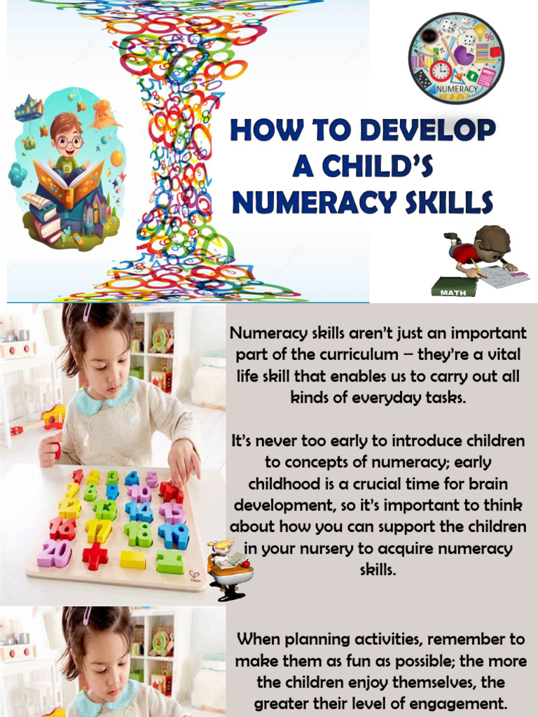 Developing Childs Numeracy Skills | PDF | Preschool | Cognition