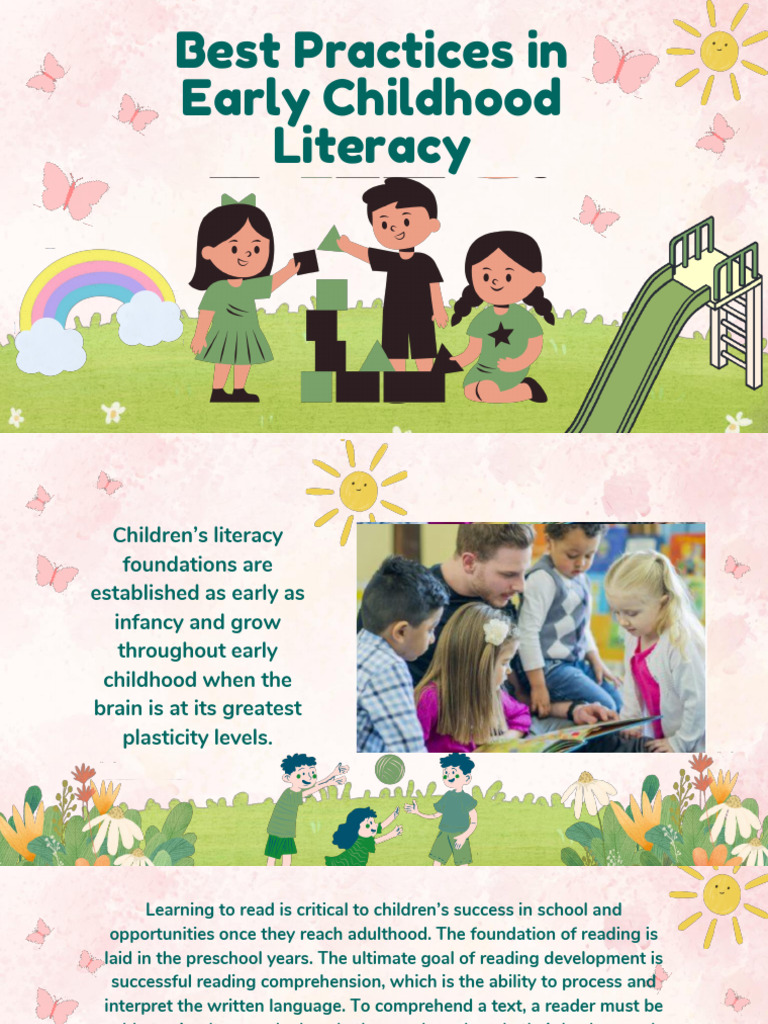 Early Childhood Literacy Best Practices | PDF | Literacy | Learning