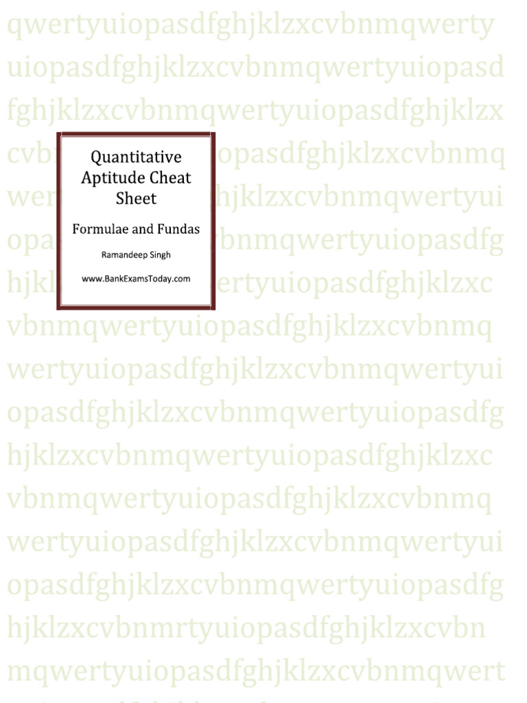 Cheat Book | PDF