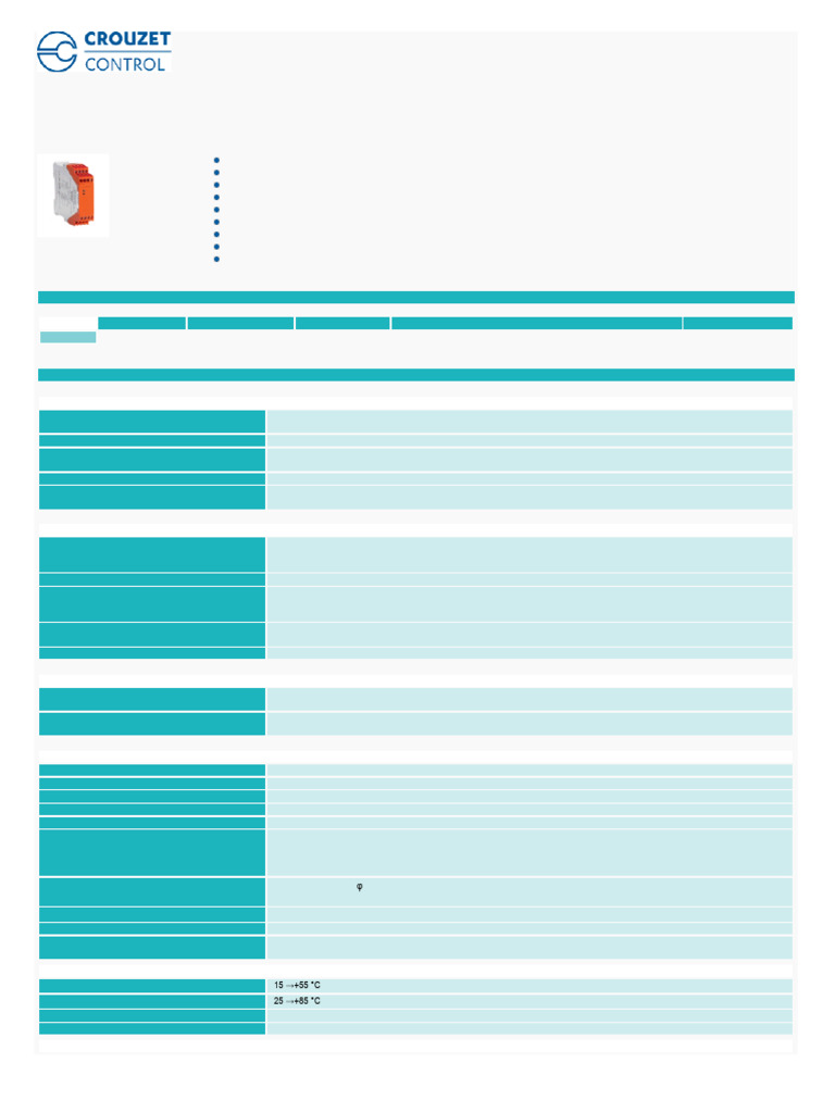 Safety Relays Safety Relays 22 5 MM Emergency Stop 1663756 | PDF ...