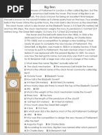 BIG BEN (Reading Comprehension) | PDF
