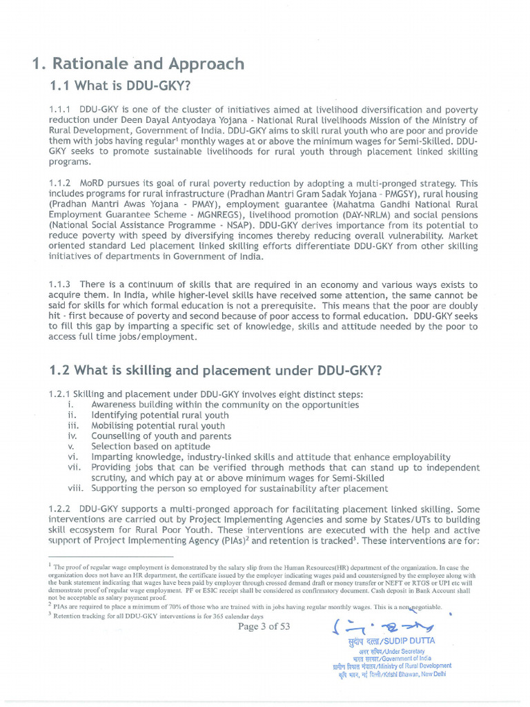 Deen Dayal Upadhyaya Grameen Kaushal Yojana (2) - 8 | PDF