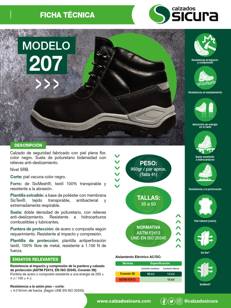 Boletín Técnico Modelo 207 - Compressed | PDF | Materiales