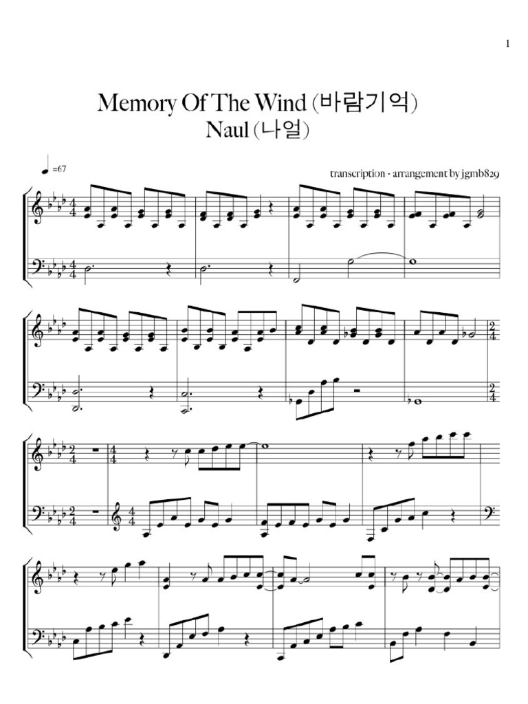 Naul - Memory of The Wind | PDF