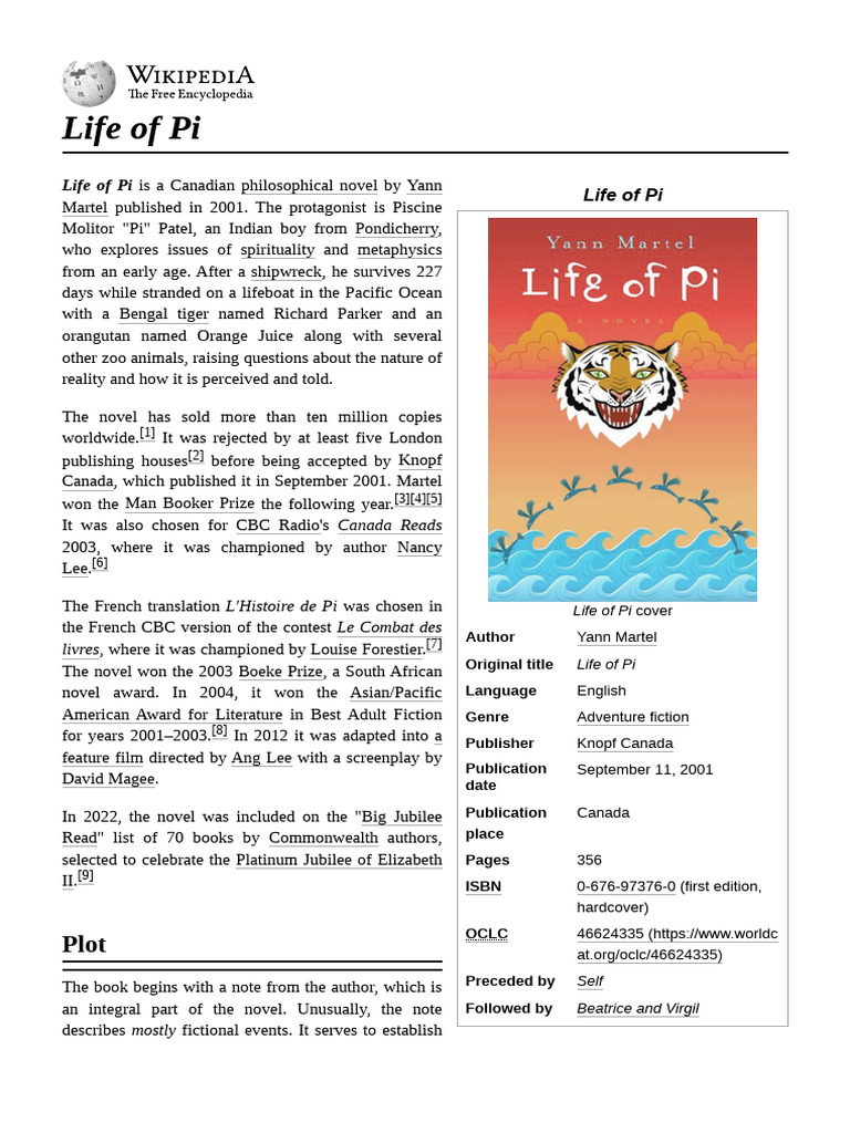 Life of Pi | PDF