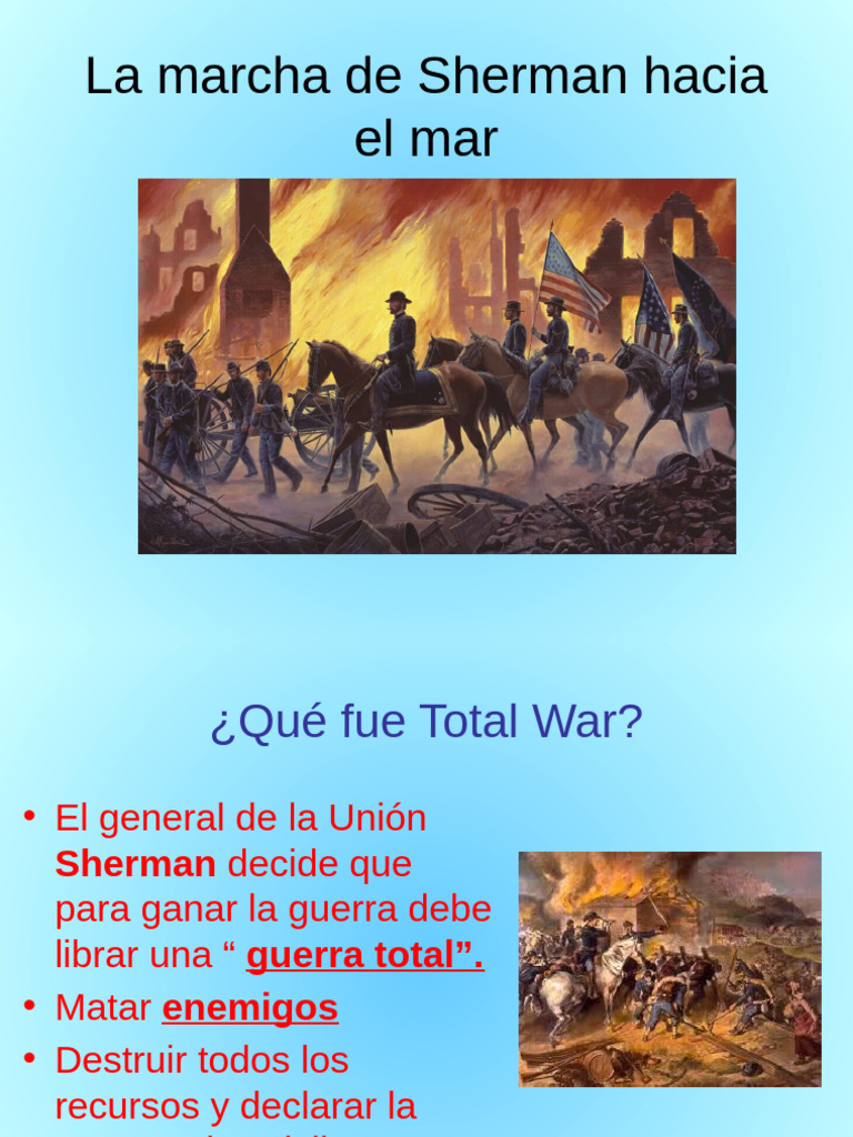 Sherman's March To The Sea - An Overview For 7th Grade Students. | PDF
