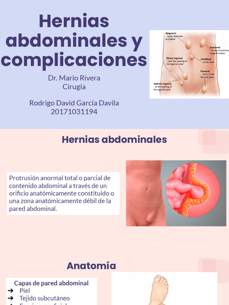 Hernias Ciru | PDF | Abdomen | Especialidades Medicas