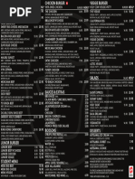 Kota Joe Menu 2025 | PDF | Hamburgers | French Fries