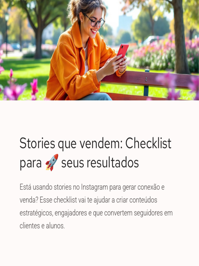 Checklist Geral Dos Stories Que Vendem | PDF