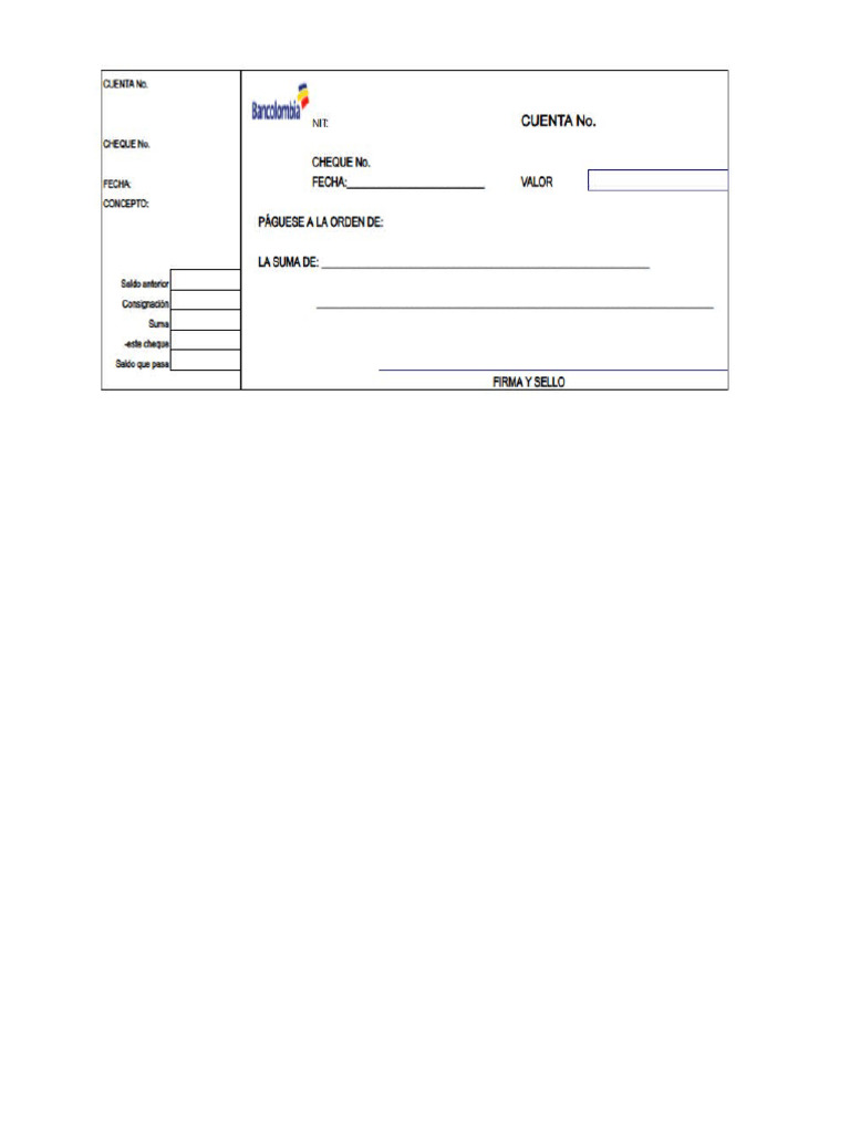 Contabilidad (Cheque) | PDF