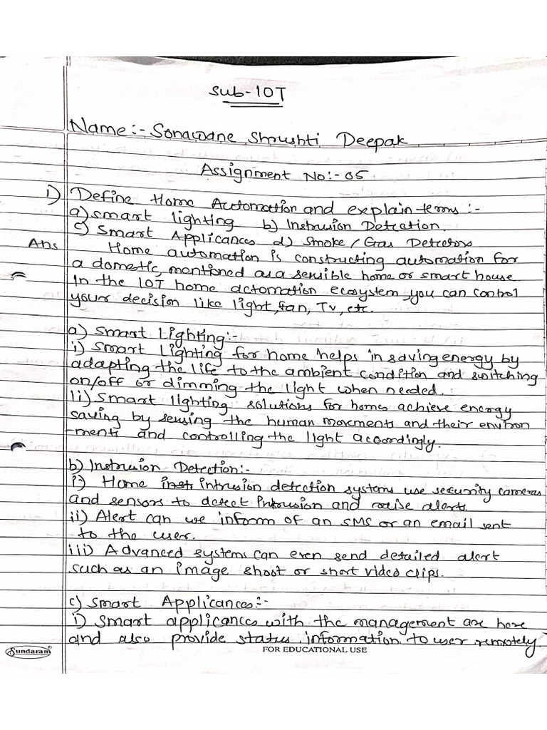 Iot Assignment 5 | PDF