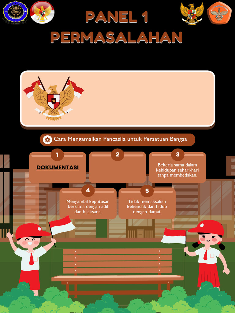 Poster Pancasila untuk Persatuan Bangsa | PDF