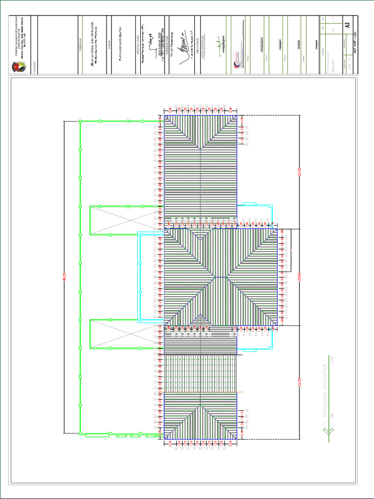 Denah Atap G.U | PDF