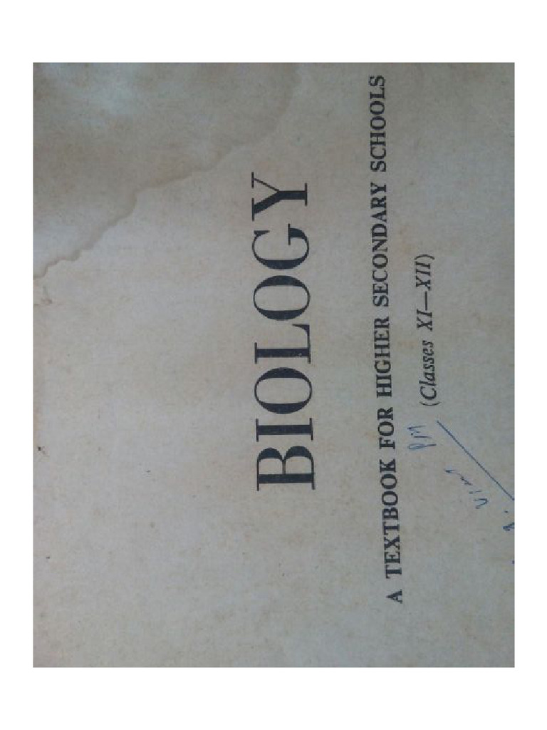 Ncert Biology Old Edition Extra Textbook Neet and Aiims Aipmt Medical ...