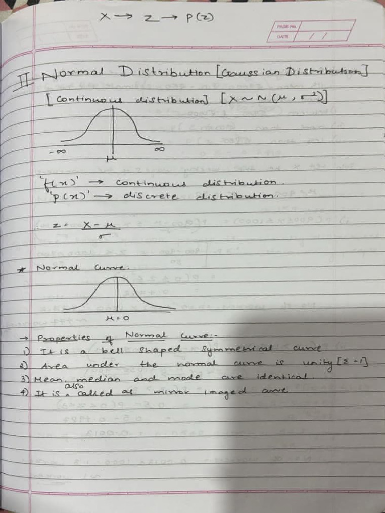 Normal Distribution and Decision Theory | PDF