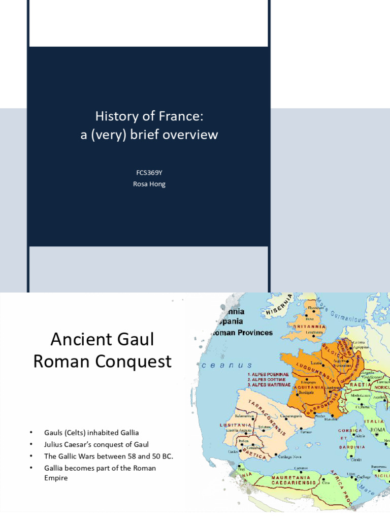 FCS369 S.1 History of France-1 | PDF | Gaul | Franks