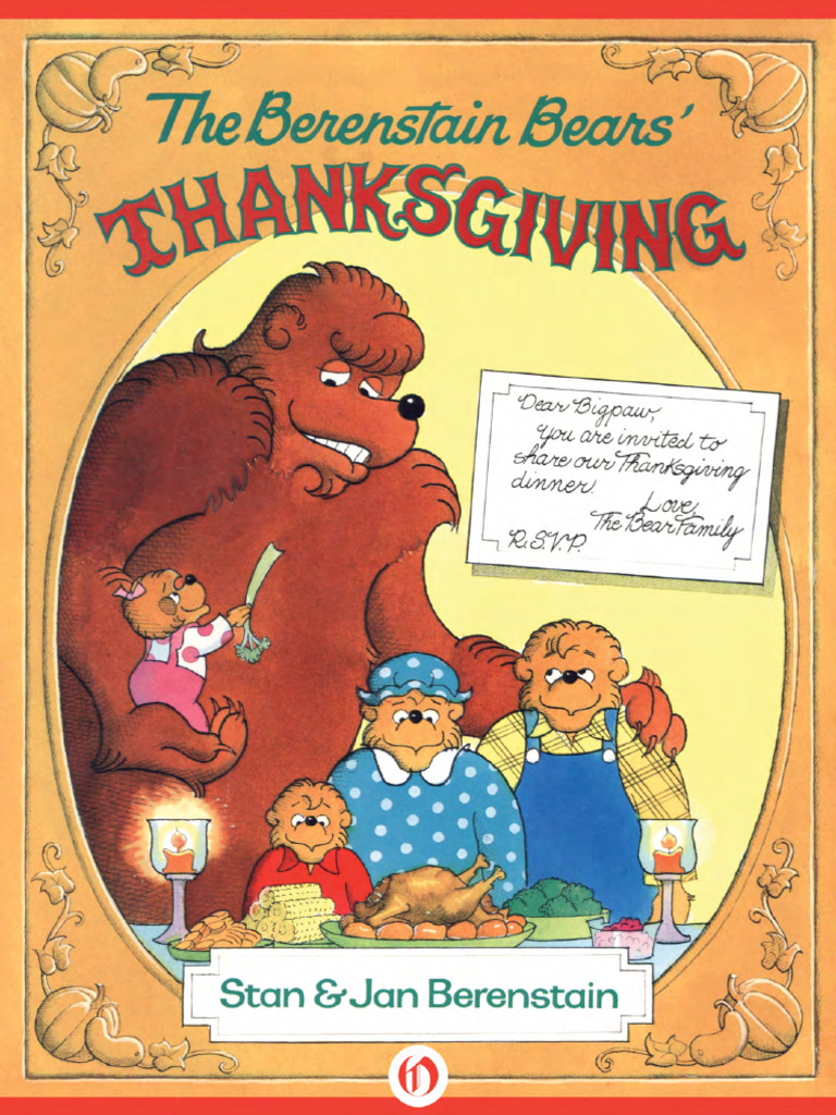 Berenstain Bear Thanksgiving | PDF