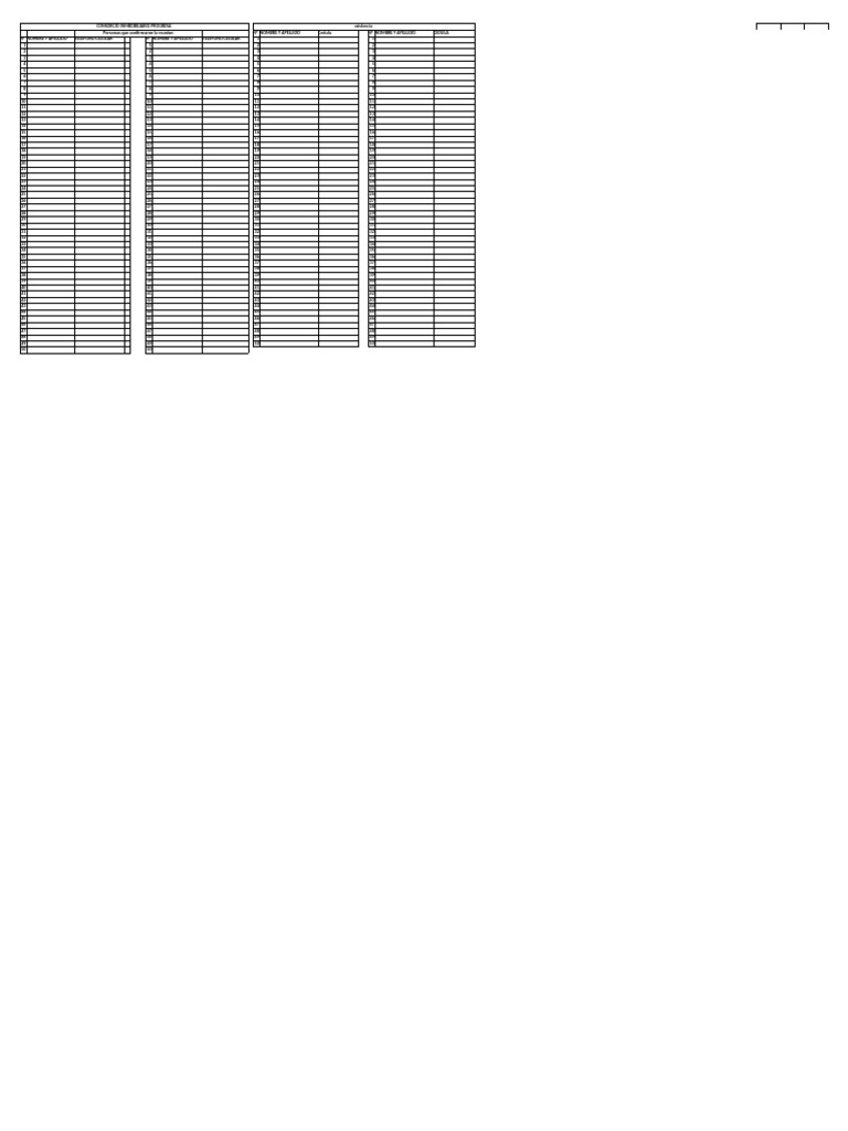 Formatos de Excel | PDF
