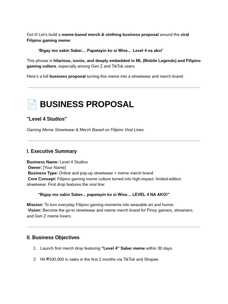 Bussiness Proposal | PDF