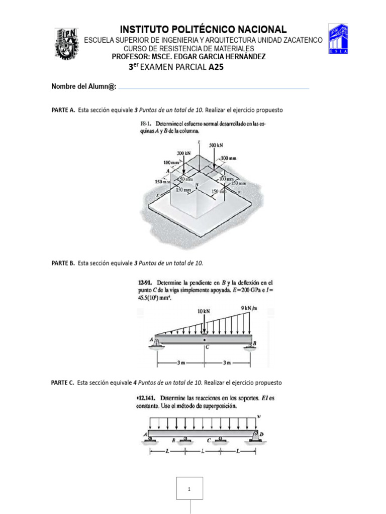 Resolucion Examen 3p Gayosso Martinez Victor Hugo | PDF
