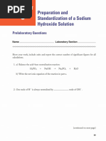 How to Prepare Sodium Hydroxide Solutions | PDF