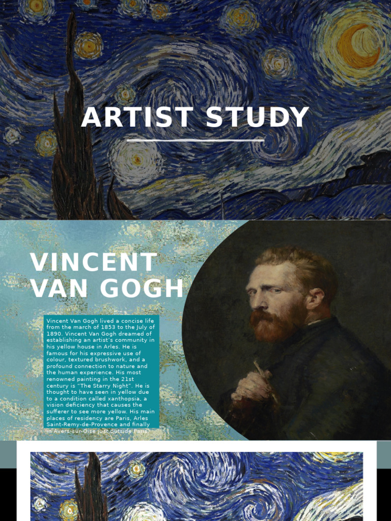 Artist Study - 1 (Van Gagh) | PDF | Vincent Van Gogh | Plastic Arts