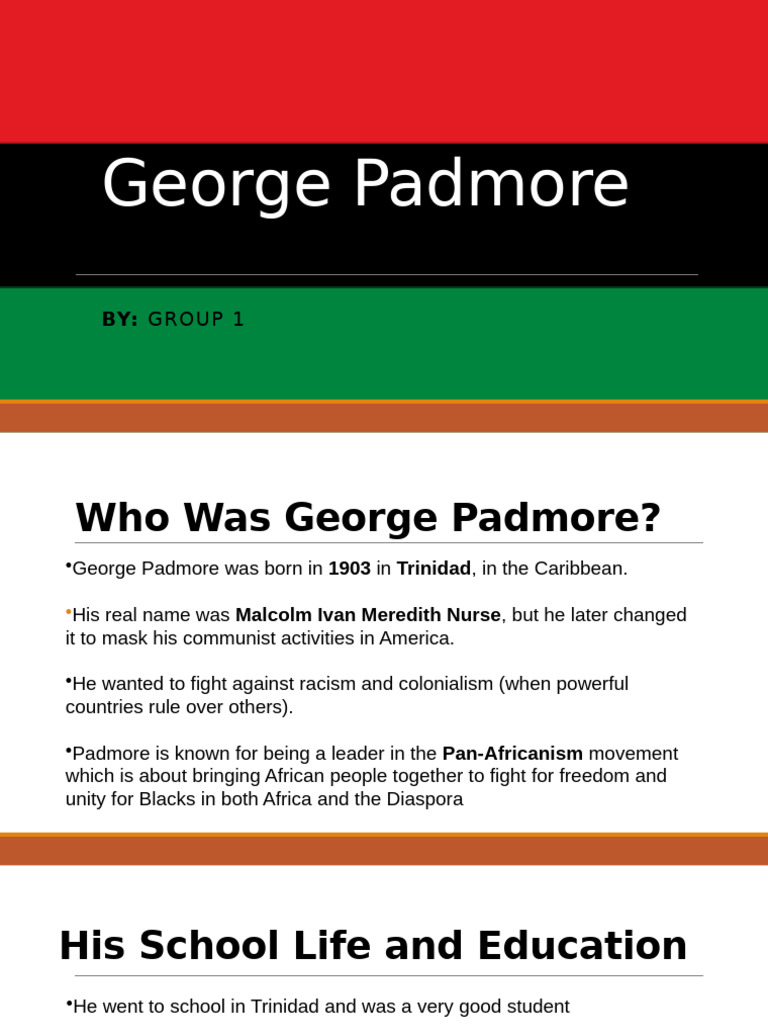 George Padmore SST Presentation | PDF