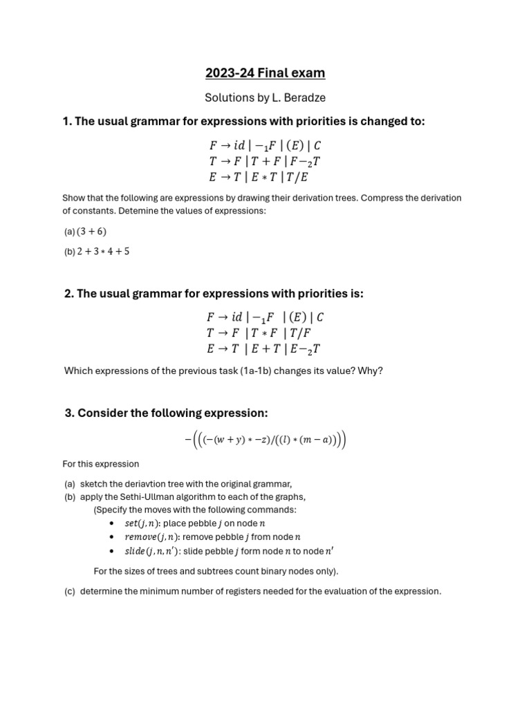 OS 2024 Final With Solution | PDF | Theoretical Computer Science ...
