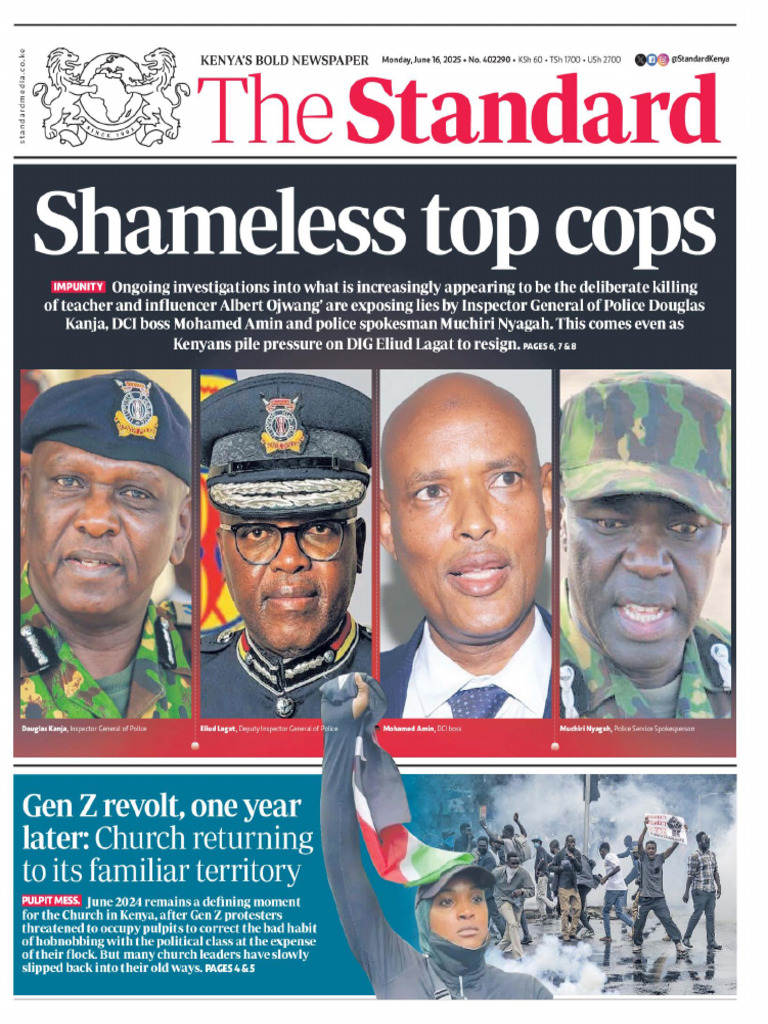 The Standard 16 06 2025 | PDF