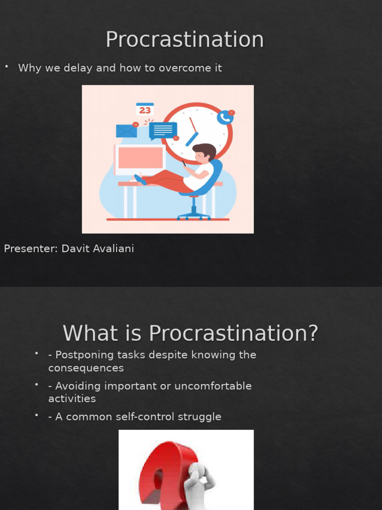 Overcoming Procrastination Strategies | PDF