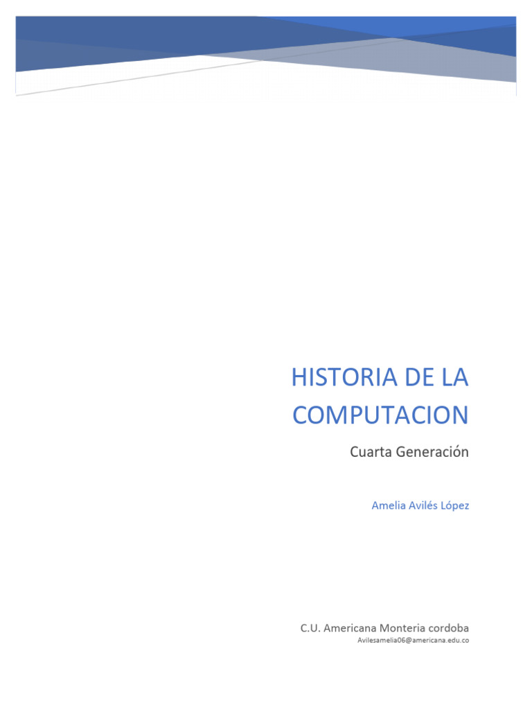 Cuarta Generacion de Las Computadoras | PDF | Microprocesador | Apple Inc.