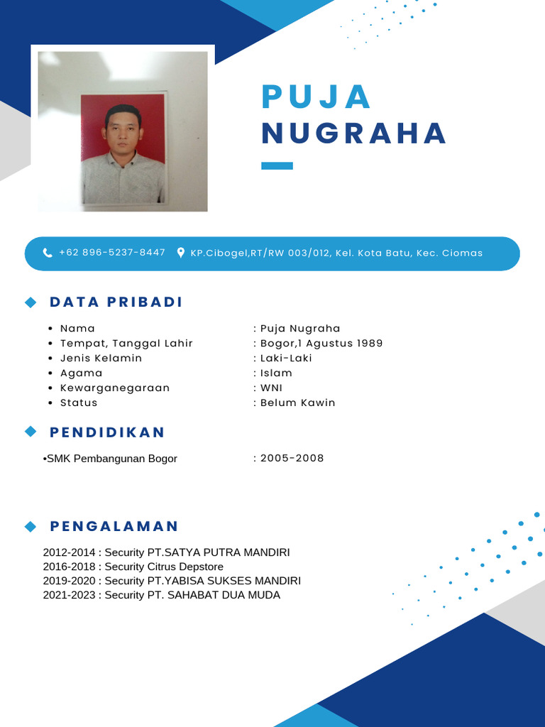 Puja Nugraha CV | PDF