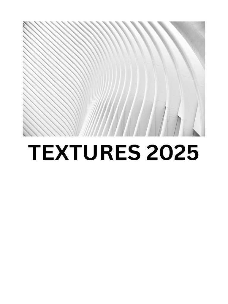 Textures 2025 | PDF